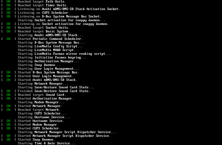 Installation of Manjaro 21 (XFCE Edition) Desktop