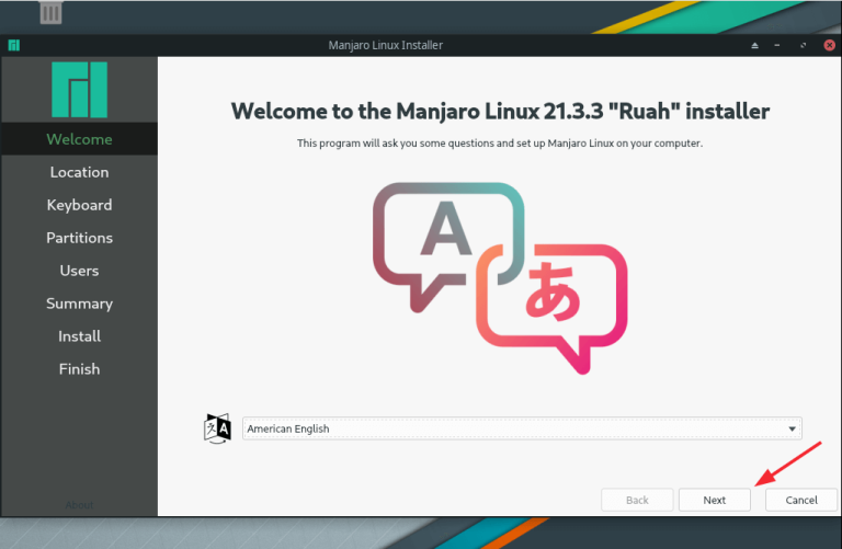 Installation of Manjaro 21 (XFCE Edition) Desktop
