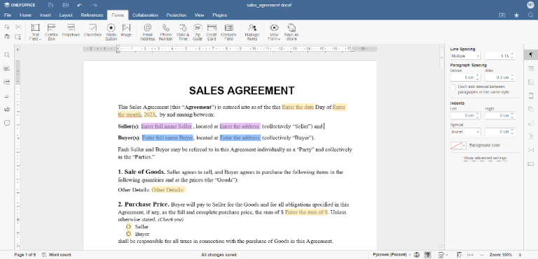 How to Create Fillable Forms with User Roles in ONLYOFFICE